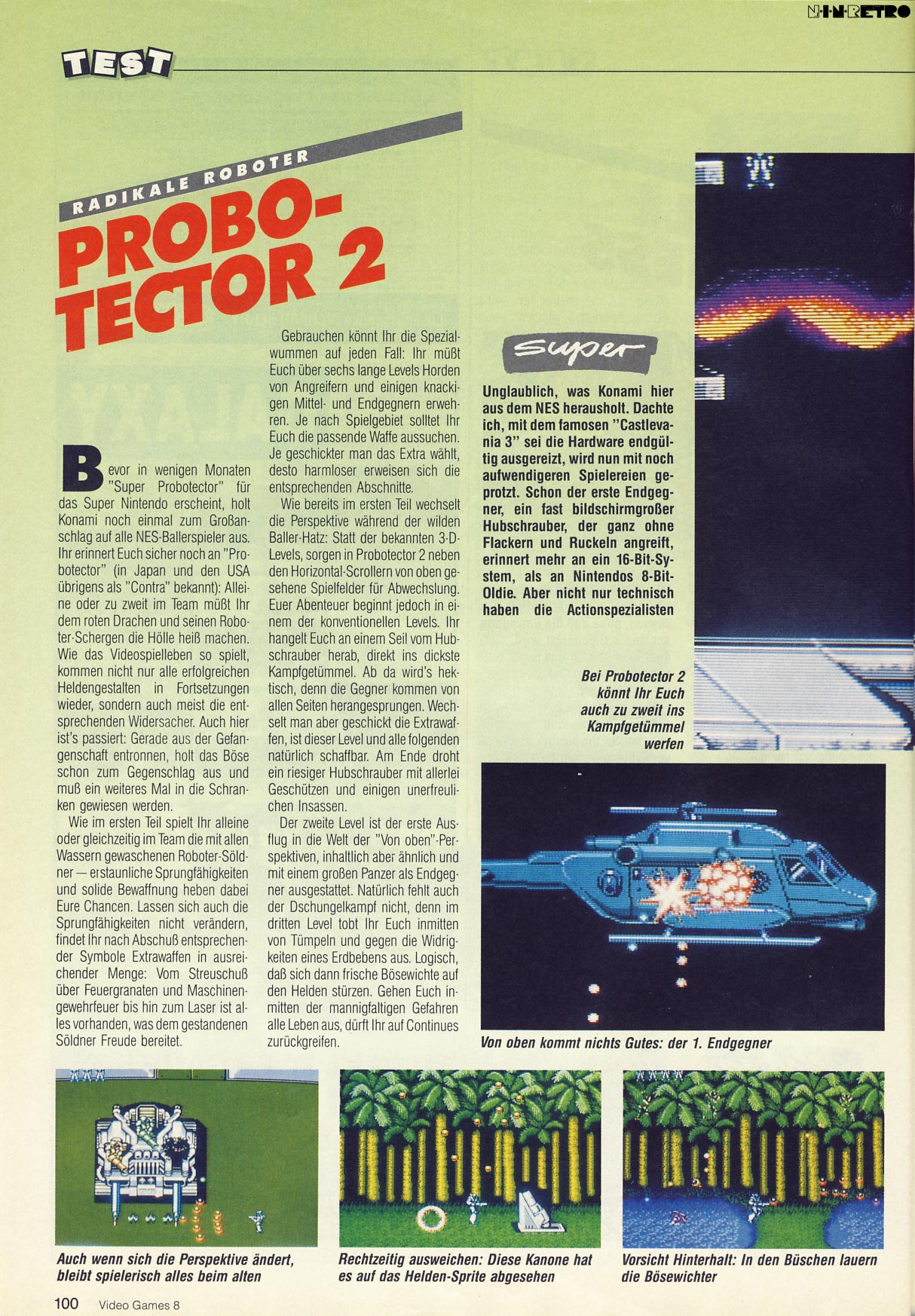 Probotector II: Return of the Evil Forces (NES) - N.i.n.Retro (New is ...