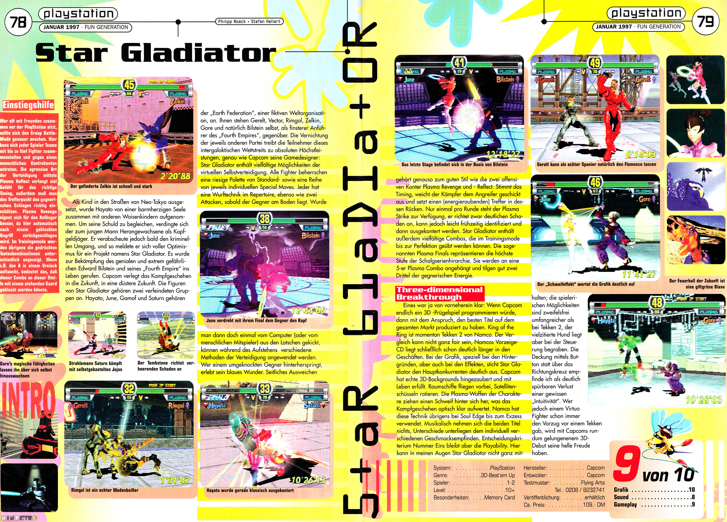 Star Gladiator: Episode I - Final Crusade (PlayStation) - N.i.n.Retro ...